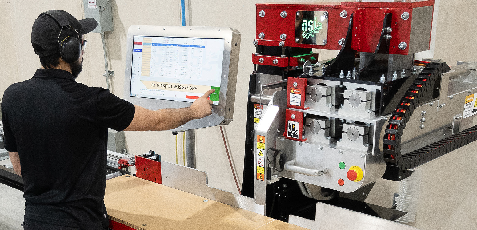 Automated manual radial saw - ASIRS - ASI Innovation